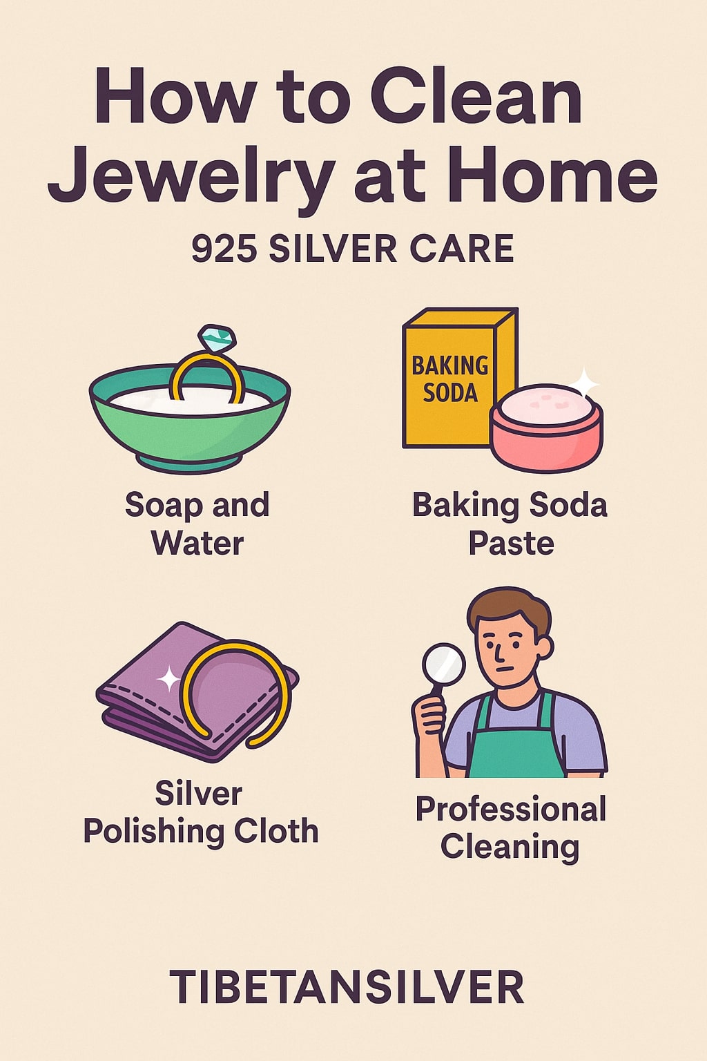 How to Clean Jewelry at Home – Complete 925 Silver Care Guide